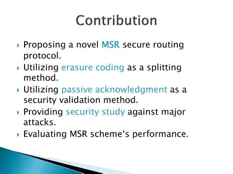 Msr A Multipath Secure Reliable Routing Protocol For Wsns Ppt Download
