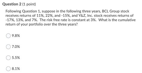 solved question 2 1 point following question 1 suppose in