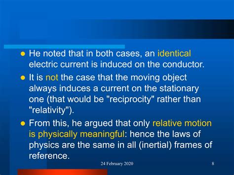 Theory Of Relativity In Physics Ppt