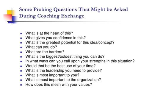 Examples Of Probing Questions Unique Interview Questions