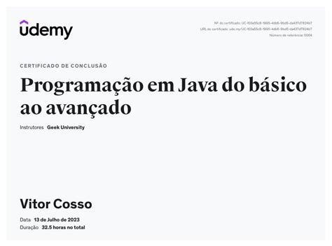 Vitor Cosso On Linkedin Programming Basic To Advanced In Java