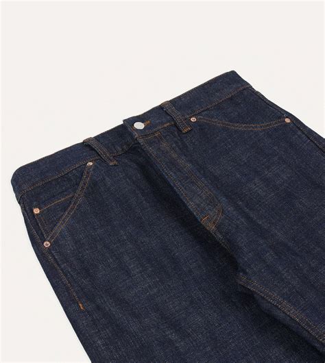Indigo Rinse 155oz Japanese Selvedge Denim Five Pocket Jeans Drakes