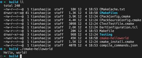 Macos Cmake 简单入门 Tianshaojies Blog