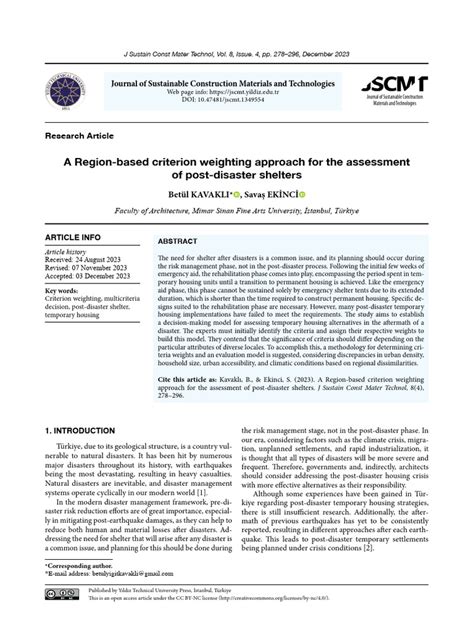 A Region Based Criterion Weighting Approach For The Assessment Pdf