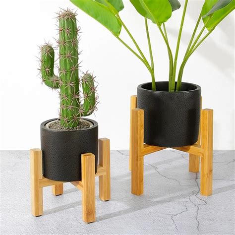 1pcs Hout Planter Pot Trays Bloempot Rack Home Gar Vicedeal