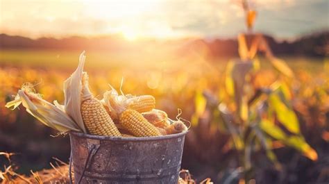 Free Harvested Corn Sunset Image Corn Sunset Harvest Download At Stockcake