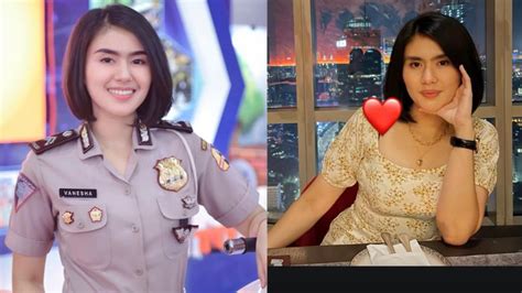 6 Potret Polwan Cantik Briptu Vanesha Cowok Pasti Rela Ditilang
