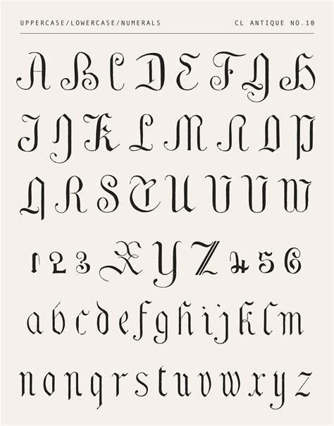 Blackletter Calligraphy Font Gothic Script For Medieval Design