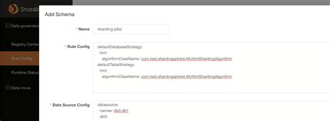 When Config Sharding Rule Use Ui Databasestrategy And Tablestrategy Whether To Support The Hint