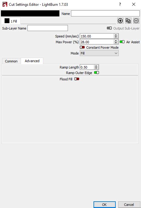 Not Fluent Movement While Using Ramp Length And Ramp Outer Edge Lightburn Software Questions