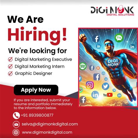 Digimonk Digital Solutions On Linkedin Joinourteam