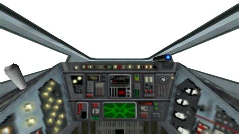 X Wing Cockpit Interior View