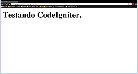 Php Codeigniter Introdução Ao Framework Devmedia