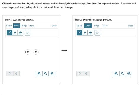 Solved Given The Reactant Br Br Add Curved Arrows To Show