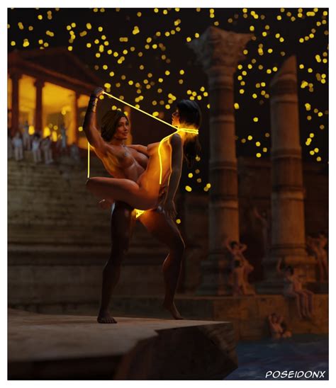 Rule 34 2girls 3d Amazon Crossover Dc Dc Comics Diana Prince Female