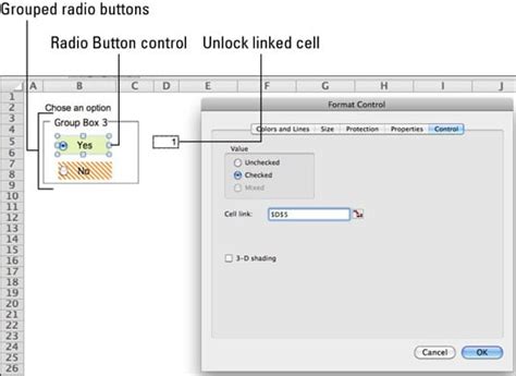 How Do I Select Multiple Radio Buttons In Excel