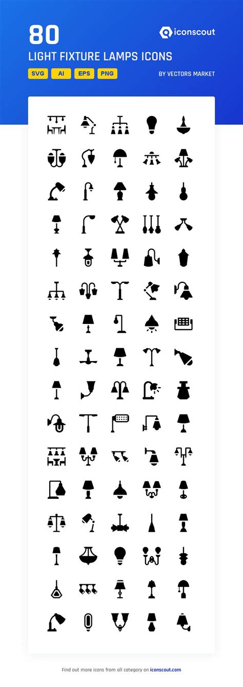 Light Fixture Lamps Icon Pack 80 Free Download Interiors Icons IconScout Light Icon Icon