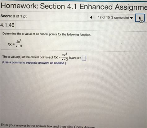 Solved Homework Section 4 1 Enhanced Assignme Score 0 Of 1