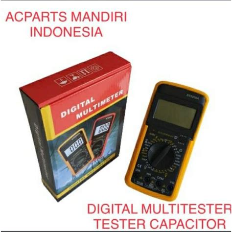 Jual Digital Multimeter Digital Multitester Test Capacitor Shopee Indonesia