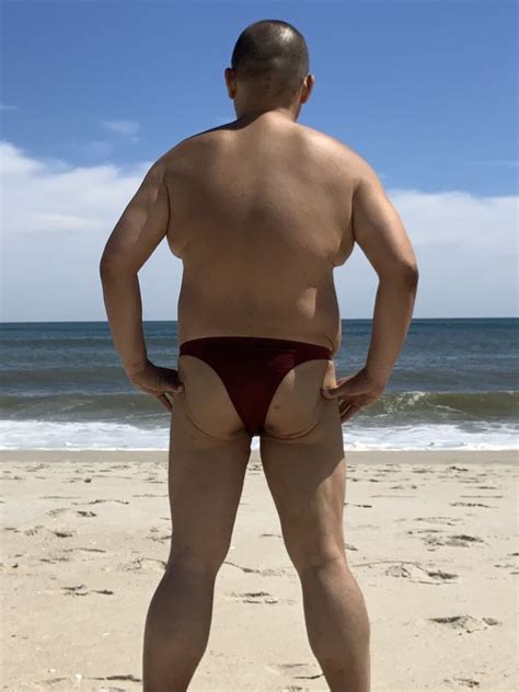 At The Beach In Cherry Grove In My Burgundy Rio Bikini Pic