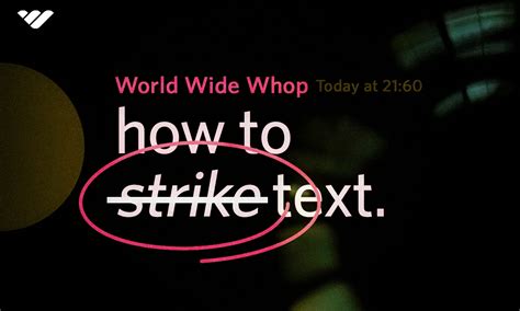 How To Strikethrough Text In Discord