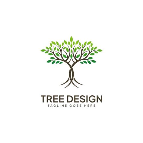 Premium Vector Growth Logo Concept Tree Logo Template Vector Icon