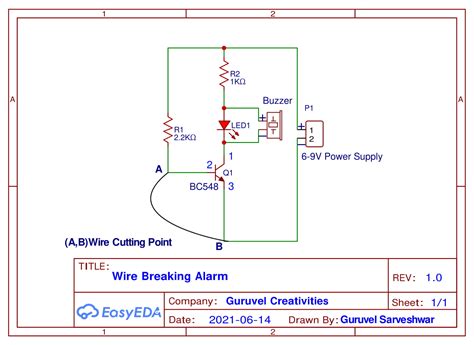 Wire Loop Alarm Circuit Guruvel Creativities