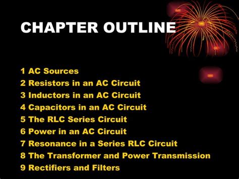 Alternating Current Circuits PPT