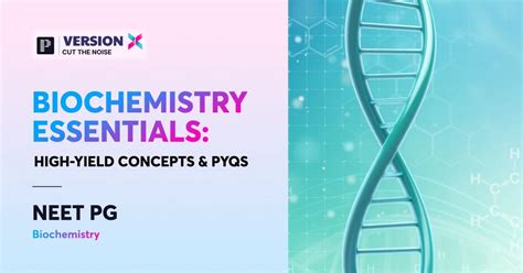 Biochemistry Essentials High Yield Concepts And Pyqs