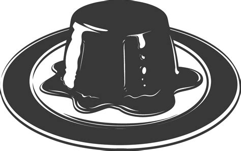 Silhouette Pudding Platter Black Color Only Full 43638837 Vector Art At Vecteezy