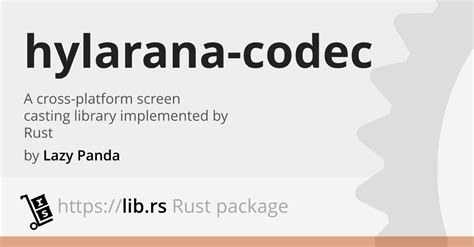 Hylarana Codec Rust Audio Library Lib Rs