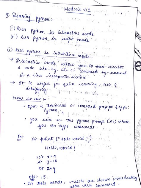 Python Module 1 Pdf