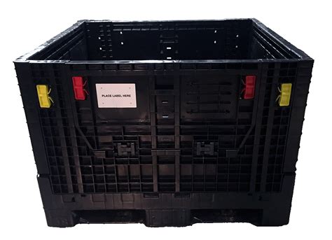 Lightly Used Monoflo 45 X 48 X 50 All Black Bulk Container Bulk Container Direct