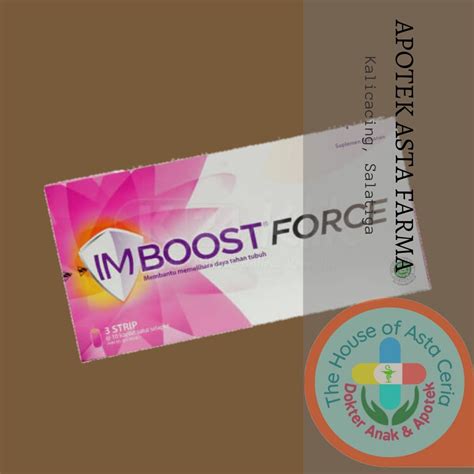 Jual Imboost Force Tablet Dewasa Untuk Menambah Daya Tahan Tubuh