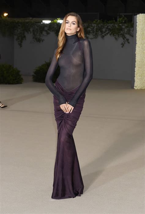 Kaia Gerber See Through Nudity At 2nd Annual Academy Museum Gala 2022 12 Photos The Fappening