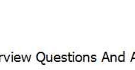 Basic Manual Testing Interview Questions And Answers For Freshers Imgur