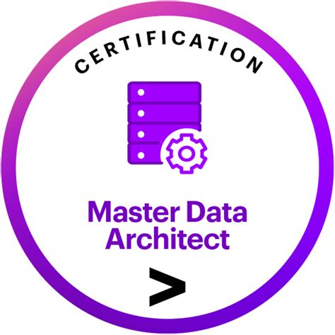 Master Data Architect Certification Credly