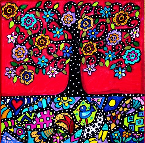 Tree Of Life Eternal Roots Painting By Tori Radford Fine Art America