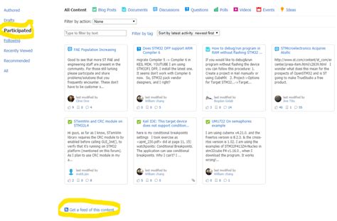 Solved Rss Feed Problem Stmicroelectronics Community