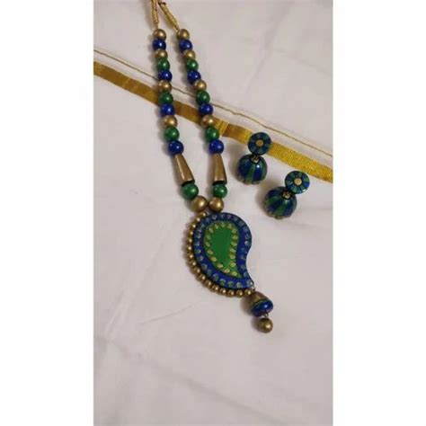 Handmade Terracotta Necklace Set Size Medium At Rs 400set In Chennai
