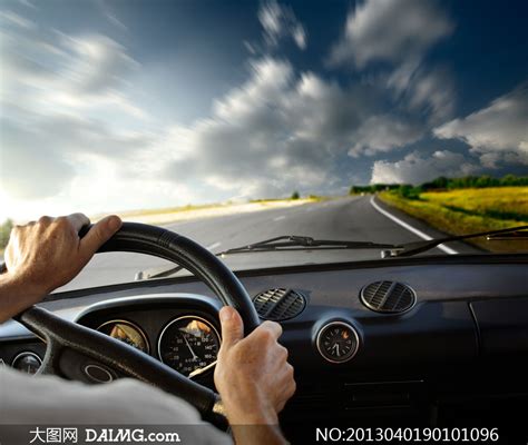 汽车内视角拍摄的公路摄影高清图片 大图网图片素材