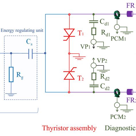 Equivalent Electrical Circuit Of The Experimental Arrangement