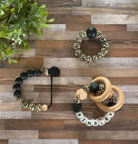 Leopard Teether Collection Row Me