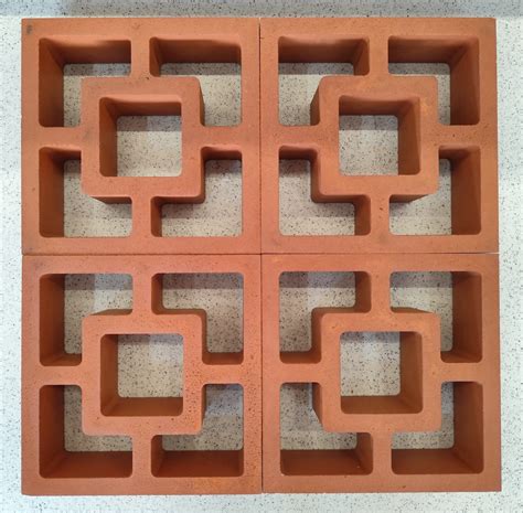 C Square Clay Tile Shiam Tile Works Clay Tile And Terracotta Jali
