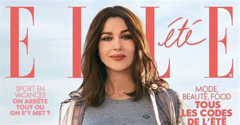 Monica Bellucci Elle Magazine France July 2018 Пикабу
