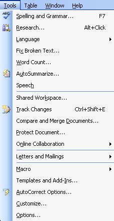 Where Is The Tools Menu In Microsoft Word 2007 2010 2013 2016 2019 And 365