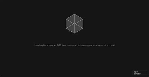 React Native Audio Streamer Examples CodeSandbox