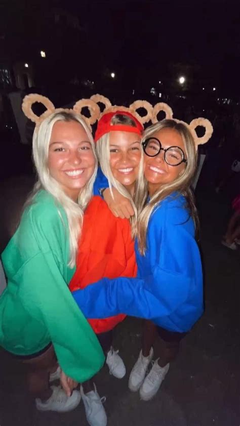 Trio Halloween Costume Ideas🐒spooky Season Halloween Costume Idea Easy Costume Trio