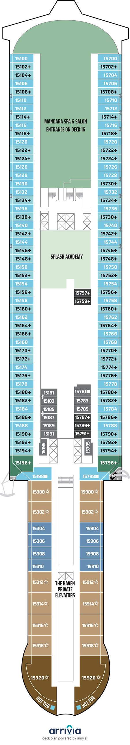 Deck 15 On Norwegian Prima Norwegian Prima Deck 15 On