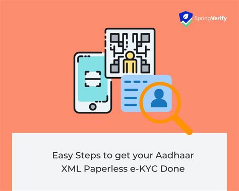Easy Steps To Get Your Aadhaar Xml Paperless E Kyc Done